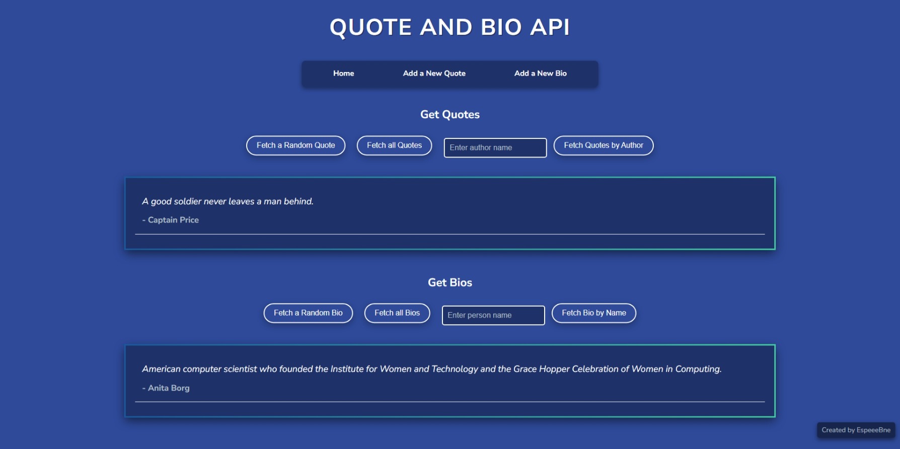 express-ile-full-stack-api-codeacademy-istedi-gene